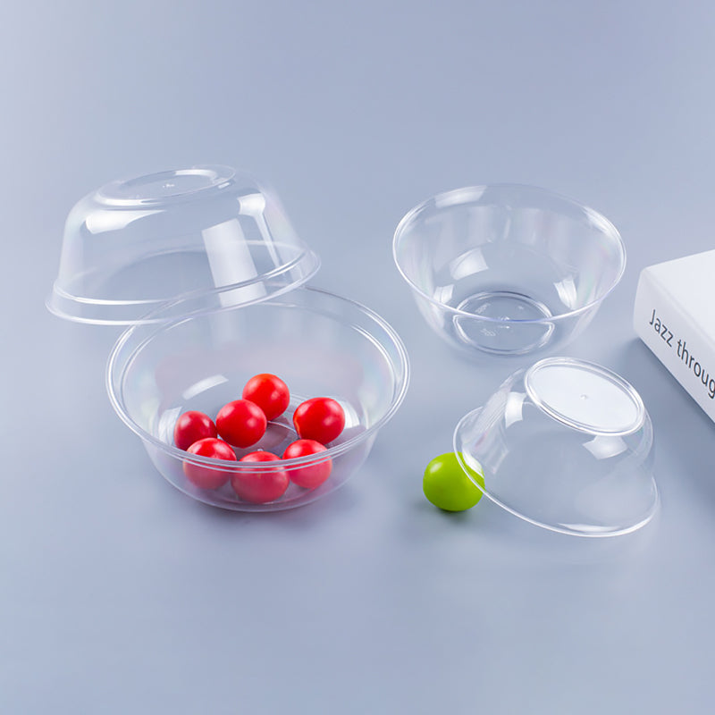 ถ้วยพลาสติก PS ใสแข็ง ชามพลาสติกแข็ง ขนาด 180-600 ml.